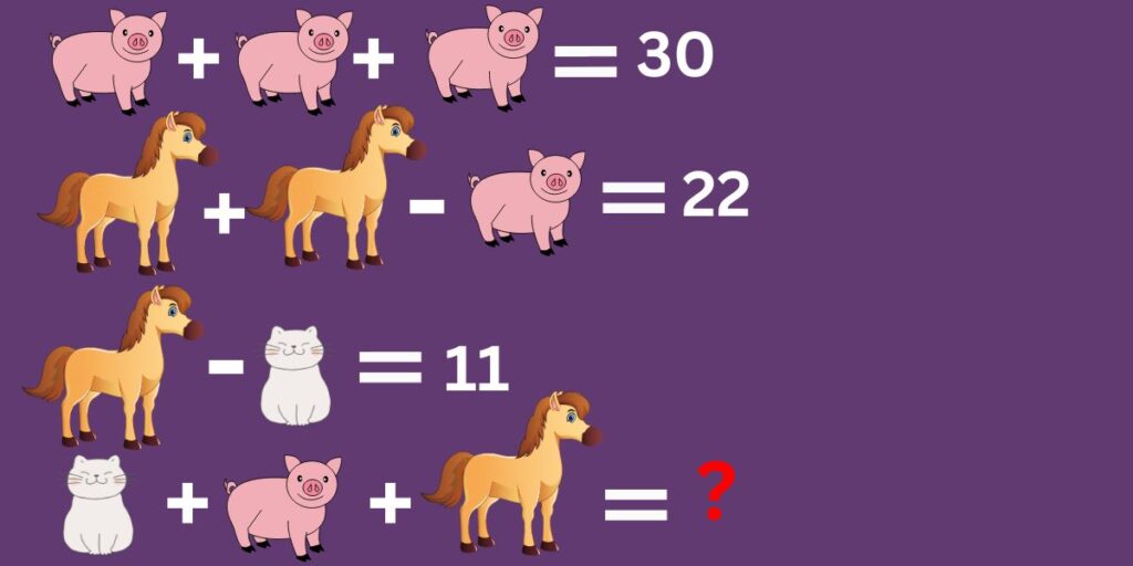 Test your iIQ crack the code animal brain teaser in 8 secs